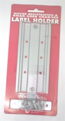 REGO HOLDER - SILVER | Butler Auto Mart