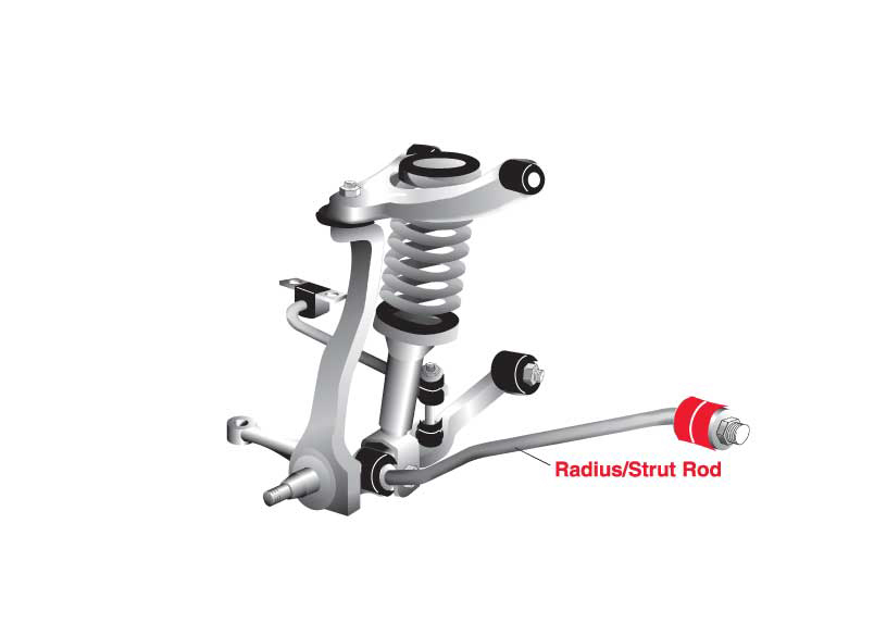 FRONT STRUT ROD - TO CHASSIS BUSHING | Butler Auto Mart